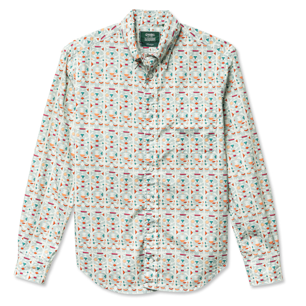 Gitman Vintage Alexander Girard "Cutout (white)"