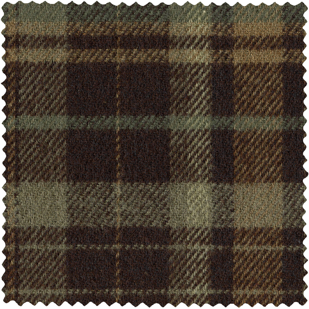 Gitman Vintage Brown Brushed Winter Madras Made to Order Shirt
