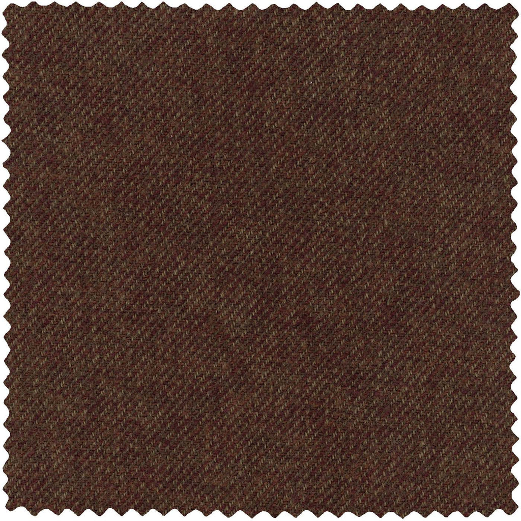 Gitman Vintage Brown Cotton Tweed Made to Order Shirt
